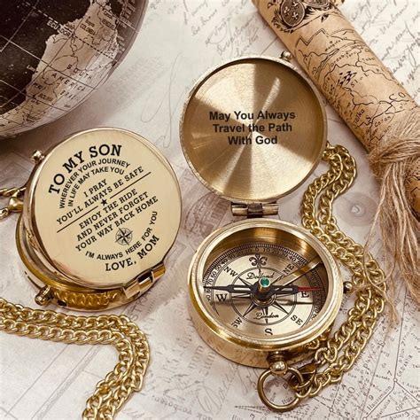 Personalized Compass Etsy