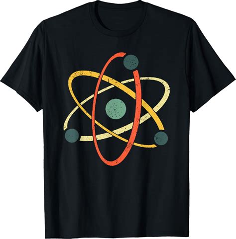 Cool Atom Art Men Women Biology Physics Chemistry Teacher T Shirt