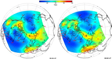 Tomographic Maps Of The Ionospheric Tec During 14 October 2002 At 0800