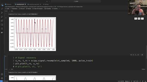 Representing Signals In Python Sampling Youtube