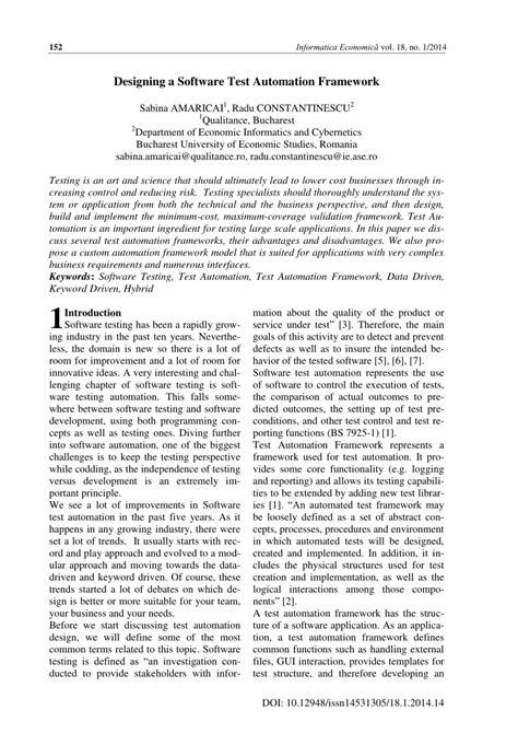 pdf designing a software test automation framework