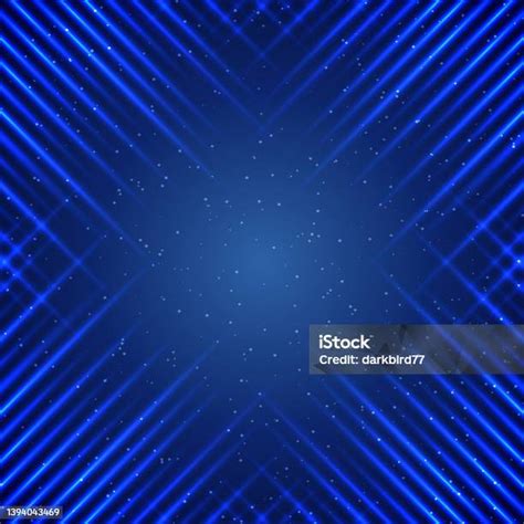 파란색 배경에 추상적으로 빛나는 선이 있는 벡터 일러스트 레이 션 0명에 대한 스톡 벡터 아트 및 기타 이미지 0명 개념 공란 Istock