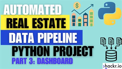 Python Automated Real Estate Data Pipeline Project Part 3 Dashboard