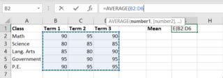 How To Find And Calculate Mean In Microsoft Excel