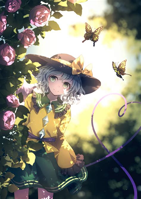 Dise Psychoro Komeiji Koishi Touhou Silver Hair Duplicate