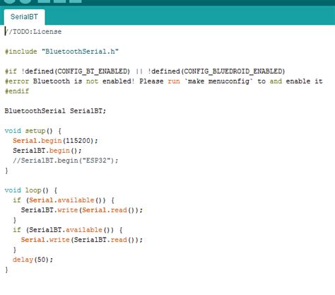 Arduino Esq Example Of Using BT RFCOMM SPP From IDF Updates Issue Espressif Arduino