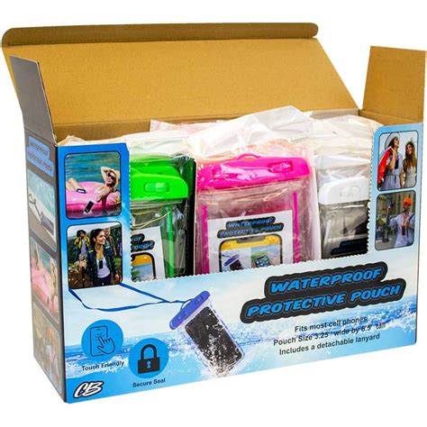 Waterproof Protective Pouch For Cell Phones Cb Distributors Inc