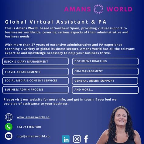 Amans World On Linkedin Virtualassistant Virtualassistantservices