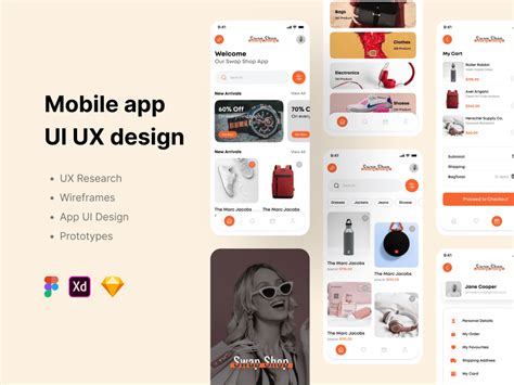 Custom Mobile App Ui Ux Design App Design Ui Ux Design In Figma Upwork