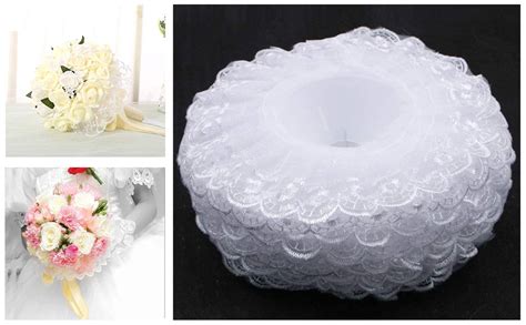 Seek4comfortable 6pcs Lace Bouquet Collar Collar Diy