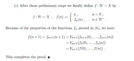 Analysis Confusion About Induction Proof In Recursion Theorem