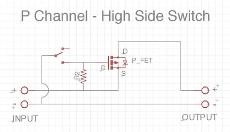 P Channel Mosfet High Side Switch The Wandering Engineer