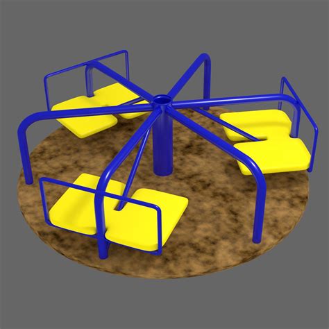 旋转木马 免费 3d 模型 下载 Free3d