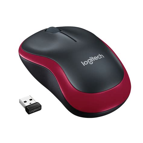 Jual Logitech Wireless Mouse M Red Optical Mouse Wireless M Merah Original Shopee