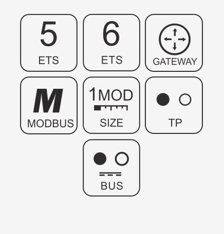 KNX MODBUS RTU GATEWAY 886 KNX Panama Shop