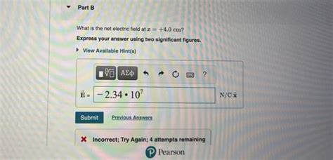 Solved Two Point Charges Lie On The X Axis A Charge Of Chegg