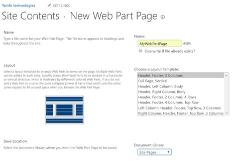 Create Pages In Sharepoint Online Wiki Page Web Part Page Site Page
