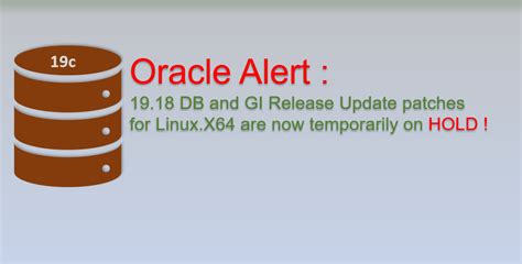 My Oracle Dba Notes 1918 Db And Gi Release Update Patches For Linux