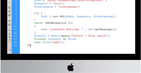 Php Oo Conexión A La Base De Datos Con La Extensión Pdo Php Mysql