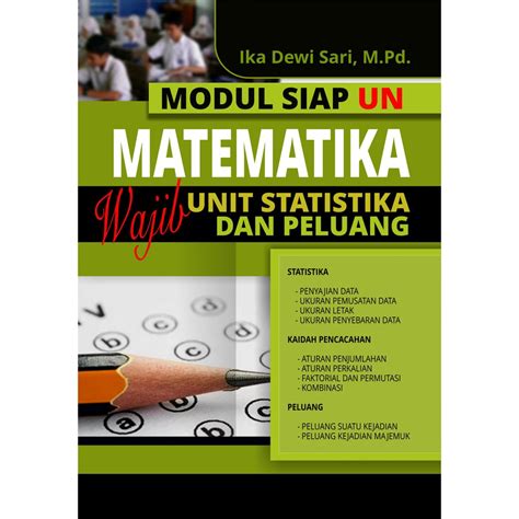 Jual Buku Modul Siap Un Matematika Wajib Unit Statistika Dan Peluang Shopee Indonesia