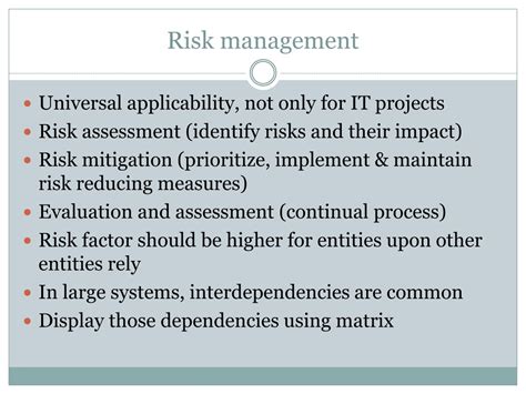 Ppt Risk Management Using Dependency Structure Matrix Powerpoint