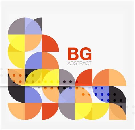 Premium Vector Modern Elegant Geometric Circles Abstract Background Vector Template Background