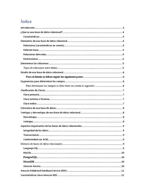 base de datos relacionales pdf base de datos relacional mi sql