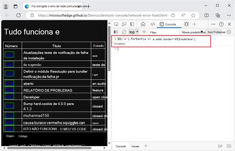 Visão Geral Do Console Microsoft Edge Developer Documentation