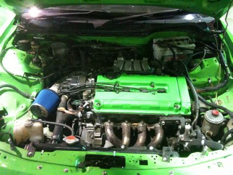 Покраска клапанной крышки замена катушки впуск — Honda Integra Type R