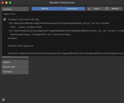 Render Problem · Issue 848 · Luxcorerenderblendluxcore · Github
