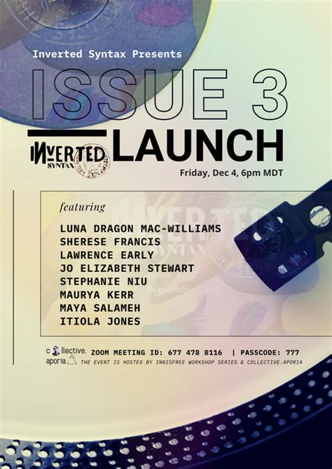 Inverted Syntax Inverted Syntax Home Page Inverted Syntax Inverted Syntax Home Page