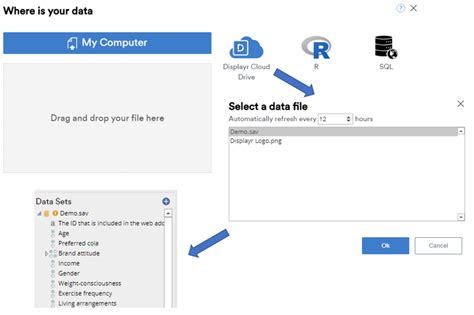 How To Use The Displayr Cloud Drive Displayr Help