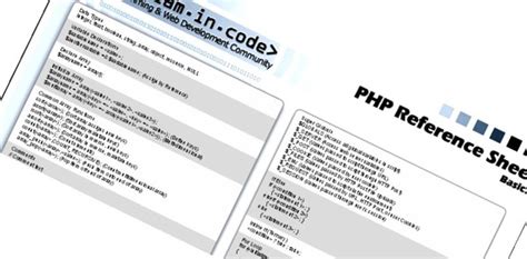 14 Best Php Cheat Sheets