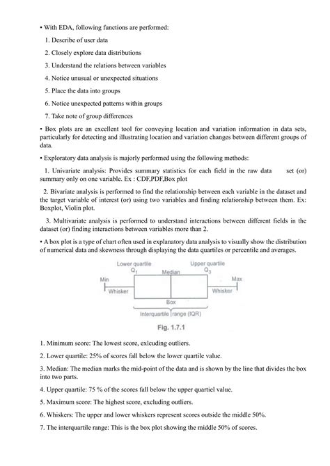 Cs3352 Foundations Of Data Science Notespdf Databases Computer