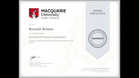 Coursera Excel Skills For Business Intermediate Ii All Quizzes Answers And Solutions Youtube