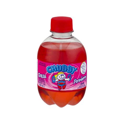 Chubby Soda Strawberry 24x250ml Pacific Candy Wholesale