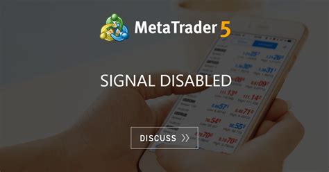 Signal Disabled Trading Signals General Mql5 Programming Forum