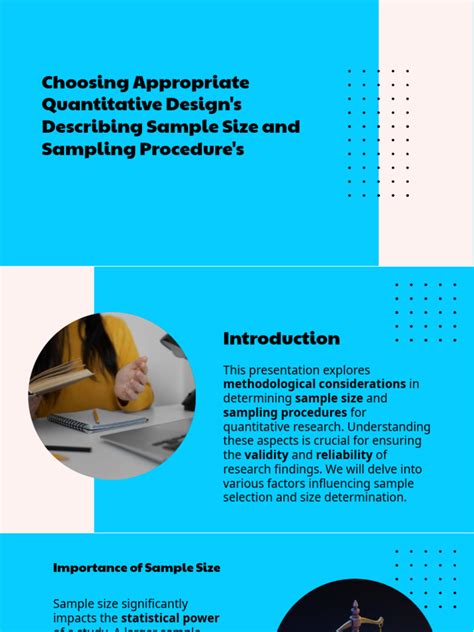slidesgo methodological considerations in determining sample size and sampling procedures for