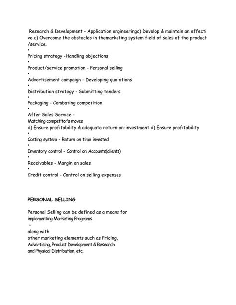 Sales Management Ppt Pdf