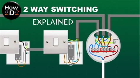 Wiring A Double Switch For 2 Lights