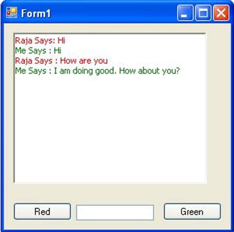 Multiple Colored Texts In Richtextbox Using C Codeproject