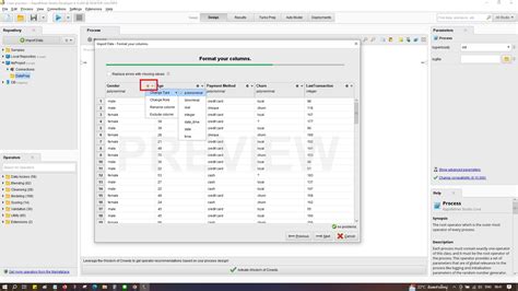 Rapidminer การกรองแถวที่ข้อมูลหายไป Filter Missing Values Verzarus