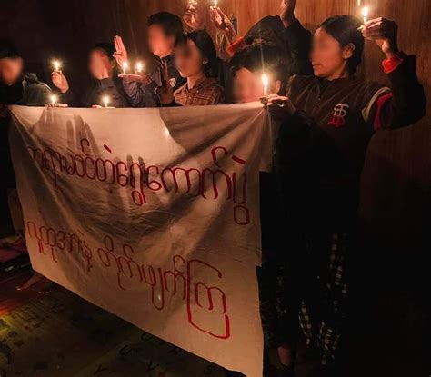 ကလေးမြို့ ပင်မသပိတ် အင်အားစုများ စစ်အာဏာရှင် တော်လှန်ရေး ညသပိတ် ပြုလုပ် Khit Thit Media