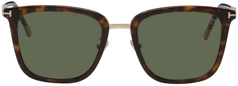 Tom Ford Tortoiseshell Square Sunglasses Tom Ford