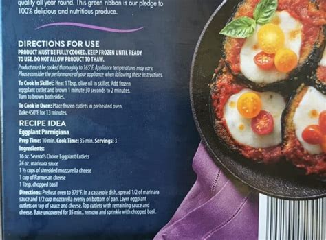 Seasons Choice Eggplant Cutlets Aldi Reviewer