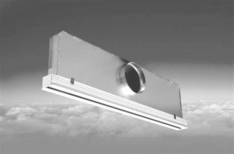 High Capacity Linear Slot Diffuser With Plenum
