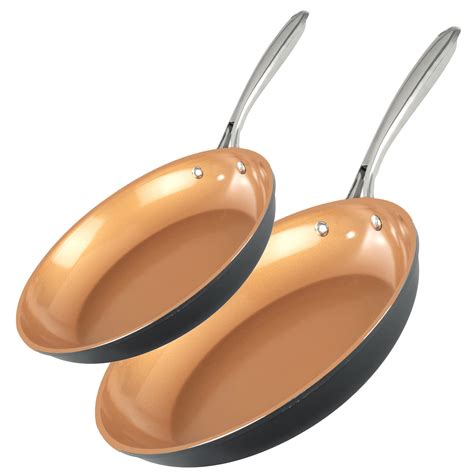 Gotham Steel 2 Pk Non Stick Frying Pans Set For Cooking With 1011 Inch