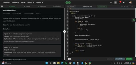 Saksham Kaushik On Linkedin Geekstreak2024 Geeksforgeeks Deutschebank Day8 Codingchallenge
