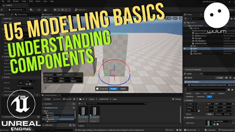 Ue5 Modeling Tools Understanding Components Youtube