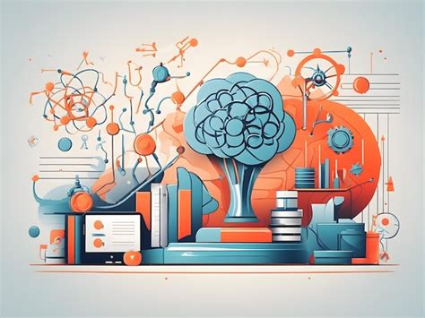 Premium Ai Image Flat Illustration Of Data Analysis